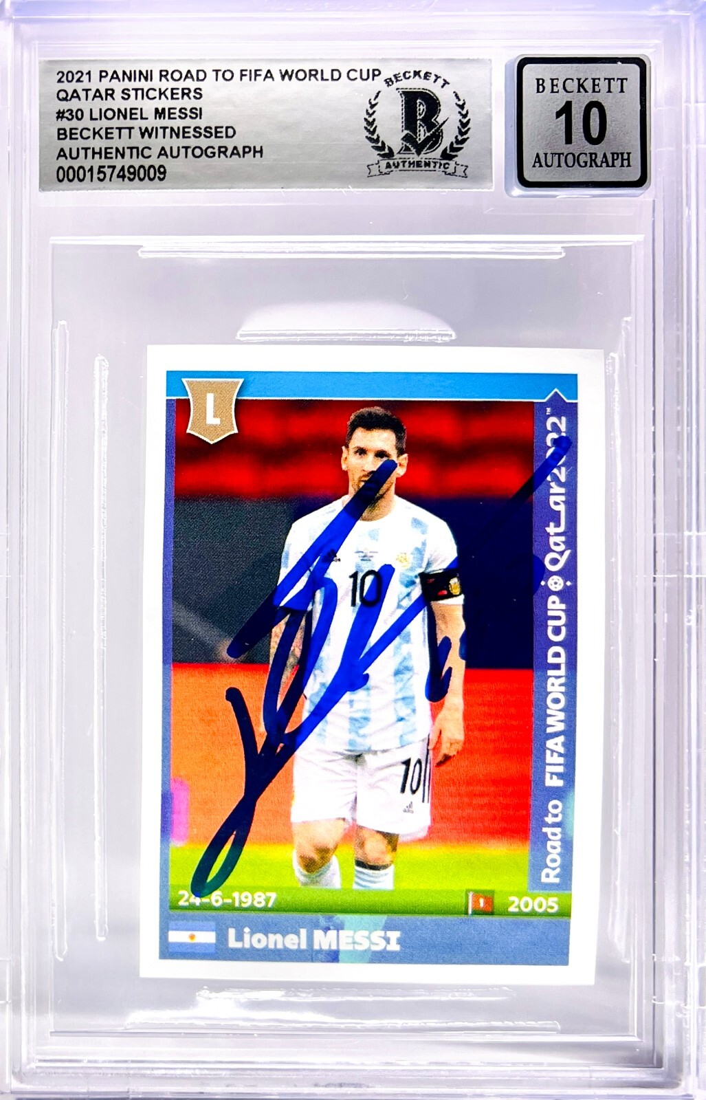 Lionel Messi Autographed Memorabilia | Signed Photo, Jersey ...