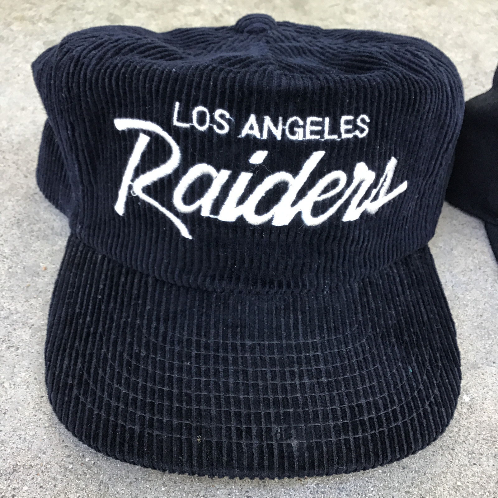 Lot of 2 Vintage Sports Specialties Los Angeles Raiders Hat Cap NFL ...