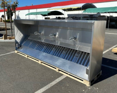 NEW 10 Ft Commercial Hood Kitchen and Exhaust 18HBS Combo NSF UL ...