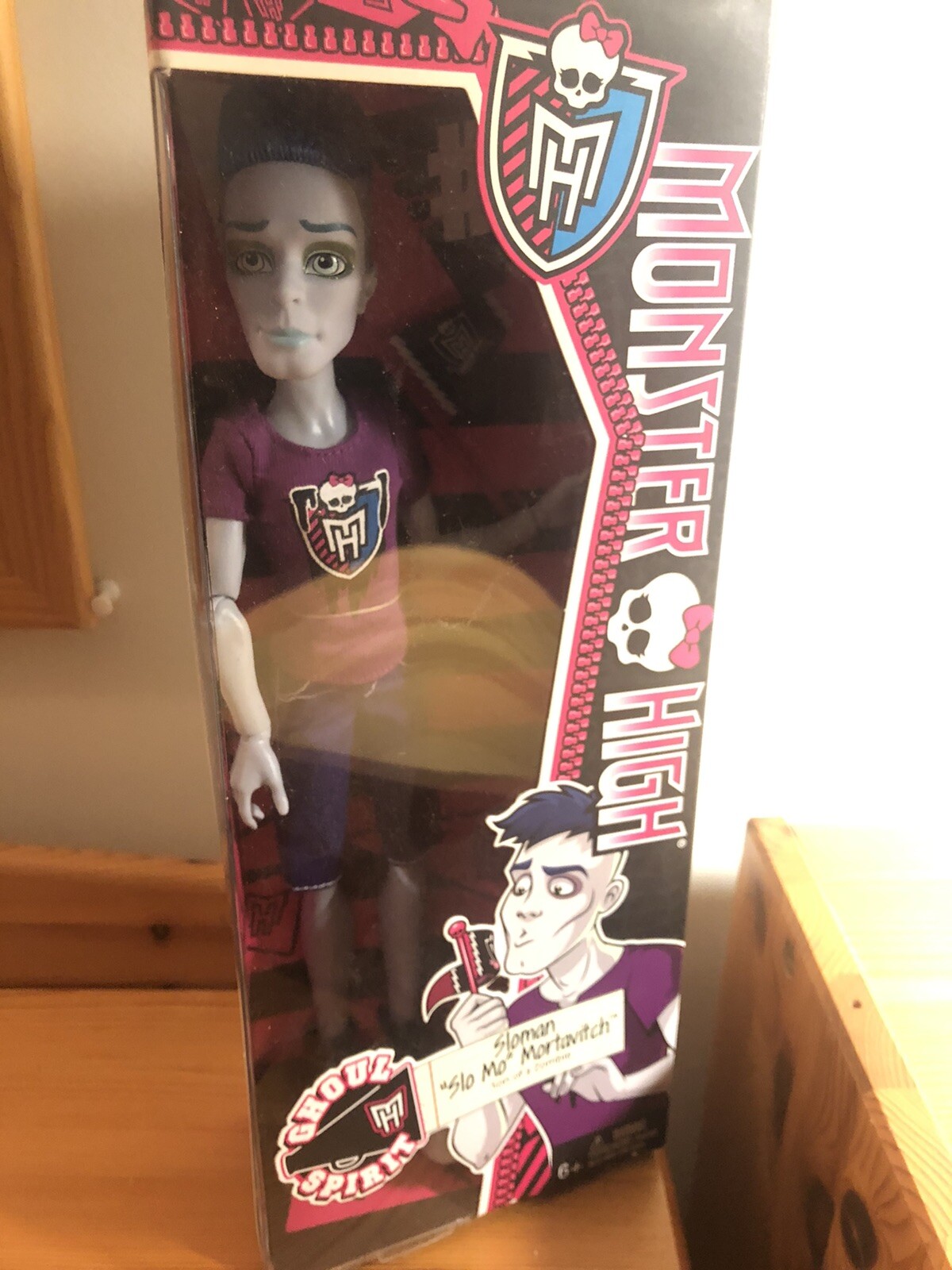 Monster High SLO MO Sloman Mortavitch Boy Doll SON OF ZOMBIE Ghoul ...