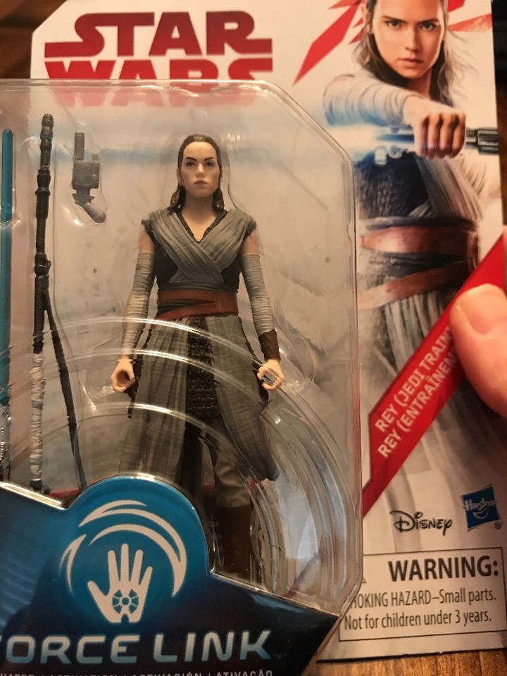 STAR WARS FORCE LINK JEDI TRAINING REY 3.75” NEW IN PACKAGE NIB | eBay