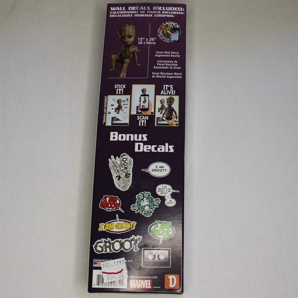 Guardians Of The Galaxy Groot Wall Decal - Removable - Repositionable ...