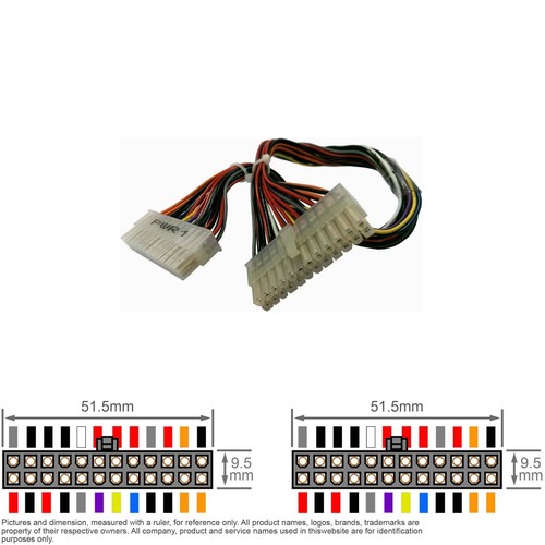 Computer Power Internal Cable 4.2mm 24-pin Dell 83182 PWR1 PowerEdge ...