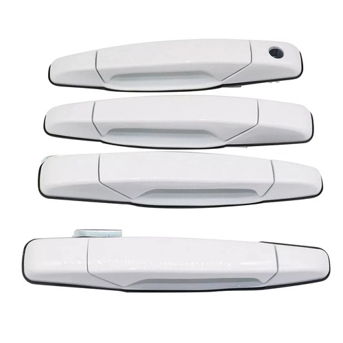 4pcs Olympic White Door Handles Fit For GMC Yukon XL 1500 2014 84053446 ...