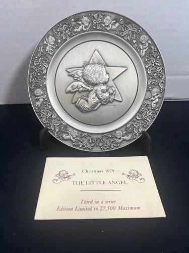 Little Gallery Hallmark 1979 Pewter Plate Mary Hamilton The Little ...