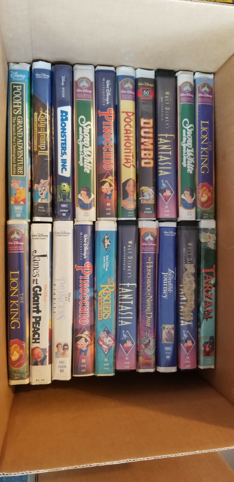 LOT 40 DISNEY CHILDREN FAMILY VHS MOVIE TAPES #1 box | eBay