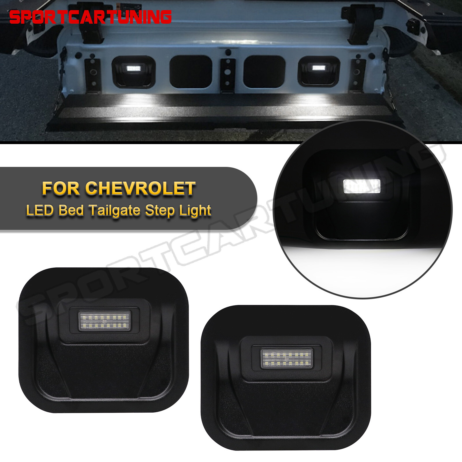 For Sierra GMC Chevrolet 1500 2500 3500HD MultiPro LED Bed Tailgate ...