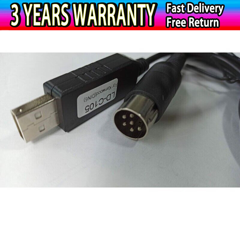 LD-C105 USB to CAT Radio Data Cable Support for Kenwood TS440/450/680 ...