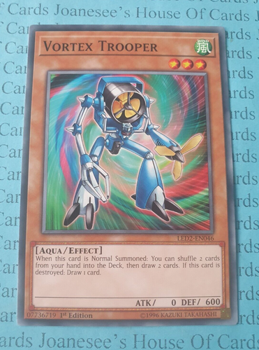Vortex Trooper LED2-EN046 Yu-Gi-Oh Card 1st Edition New | eBay