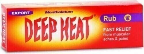 DEEP HEAT Rub Fast Relief From Muscular Aches & Pains 100g - FREE ...