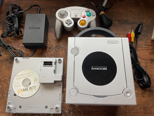 Nintendo GameCube Silver Console System Game Boy Player set | eBay