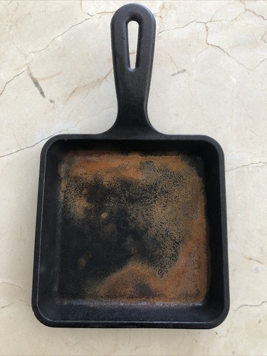 Lodge Square 5WS Cast Iron Skillet 5-1/2" USA Sandwich Pan | eBay