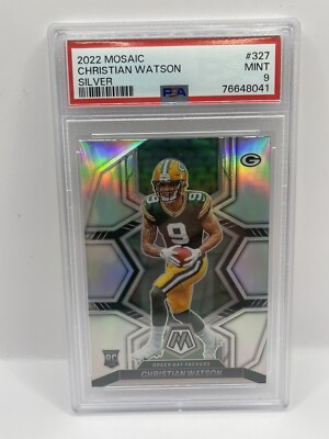 2022 Panini Mosaic Christian Watson Silver 🔥🔥🔥 | eBay