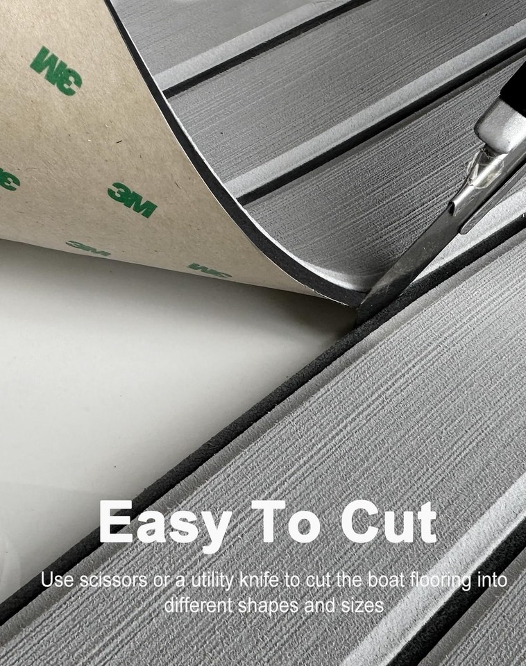 Hjdeck Boat Flooring EVA Foam Boat Decking with 3M Self-Adhesive ...