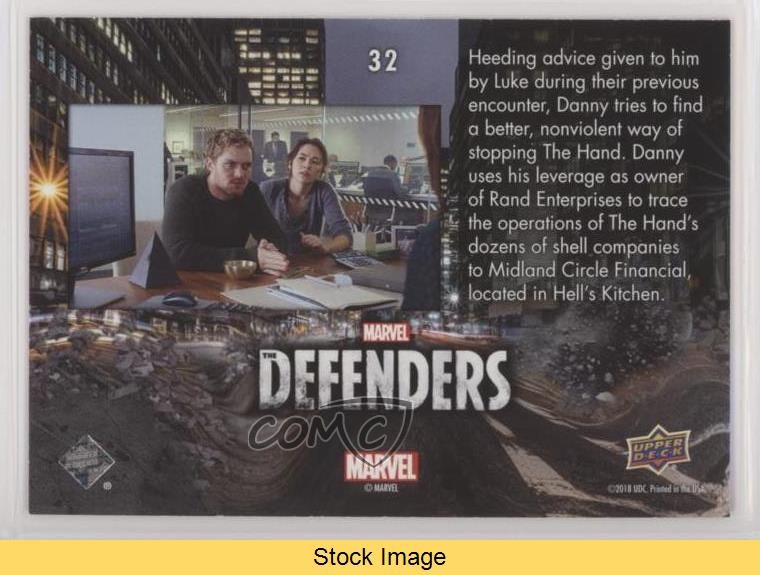 2018 Upper Deck Marvel Defenders Color Wheel Danny Rand Welcome Back Mr ...
