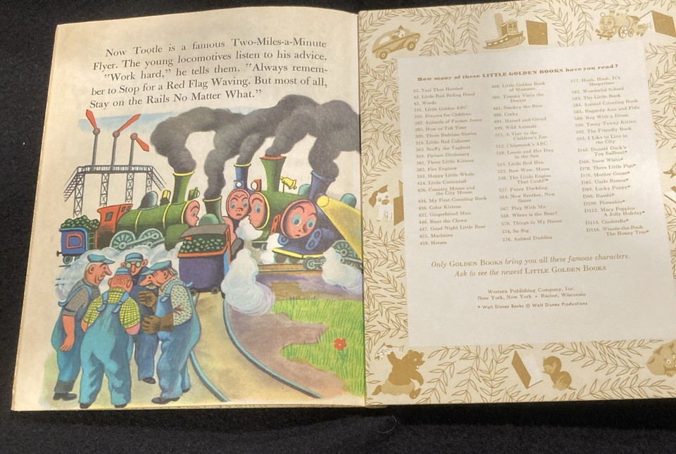 A Little Golden Book - TOOTLE 1980s | eBay