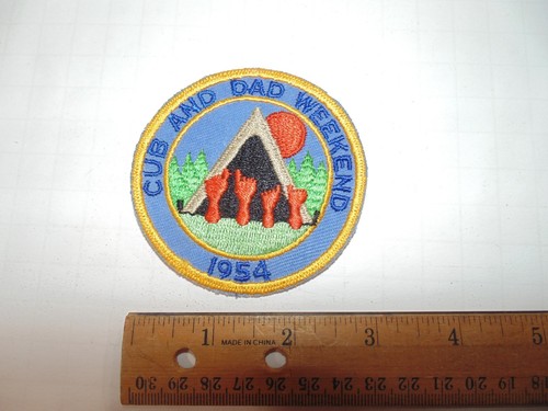 BSA 1954 Cub and Dad Weekenend - Patch | eBay