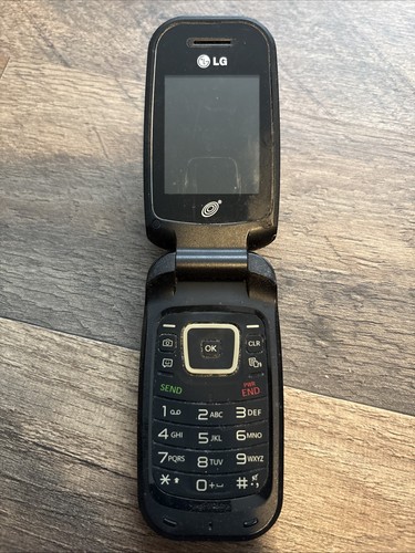LG 440G Black Flip Phone Untested Tracphone | eBay
