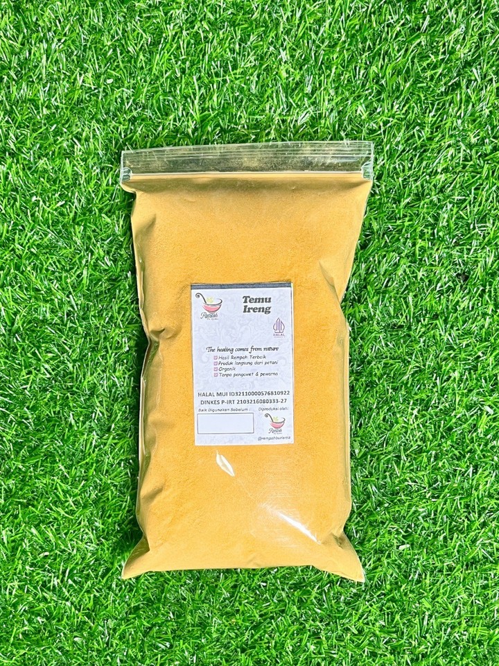 Temu Ireng Powder 50g Curcuma aeruginosa Herbal Spice Seasoning Pouch ...