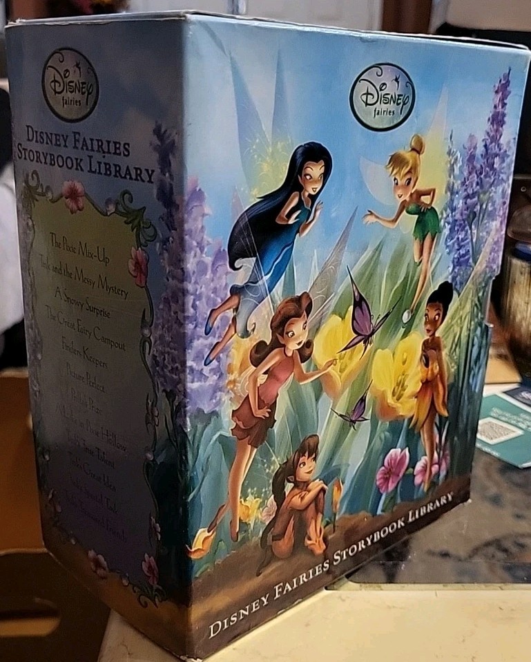 Disney Fairies Storybook Library 1-12 Complete Set W/ Box Tinkerbell | eBay