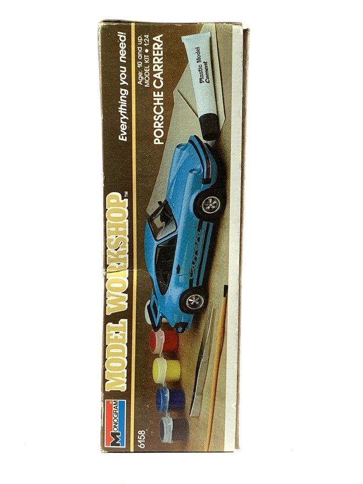 Porsche Carrera Model Workshop 1/24 Monogram model kit 1989 Half Built | eBay