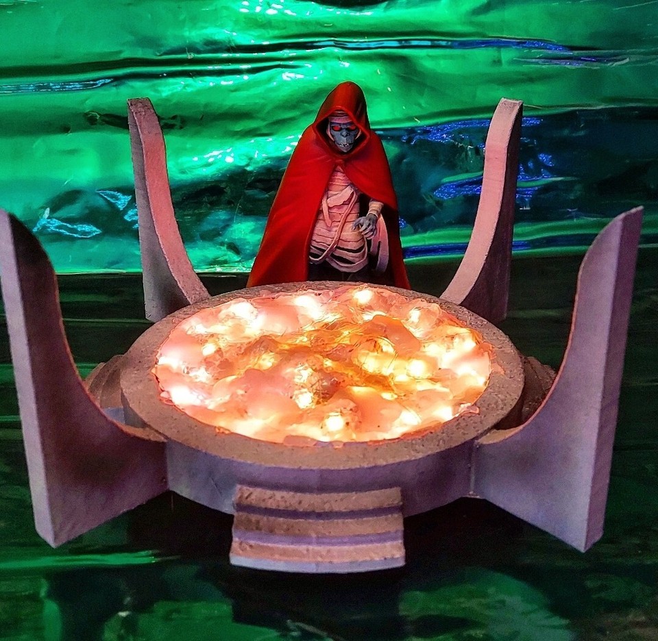 3D Printed Thundercats Mumm-Ra’s Tomb Fortress LED Light up Scrying Pool | eBay