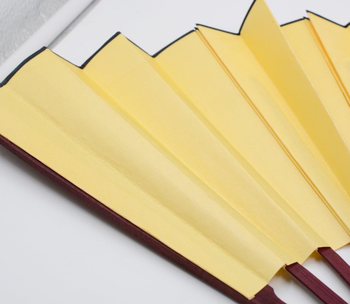 HONSHEN Chinese Fan Folding Hand Fans with Traditional Yellow | eBay