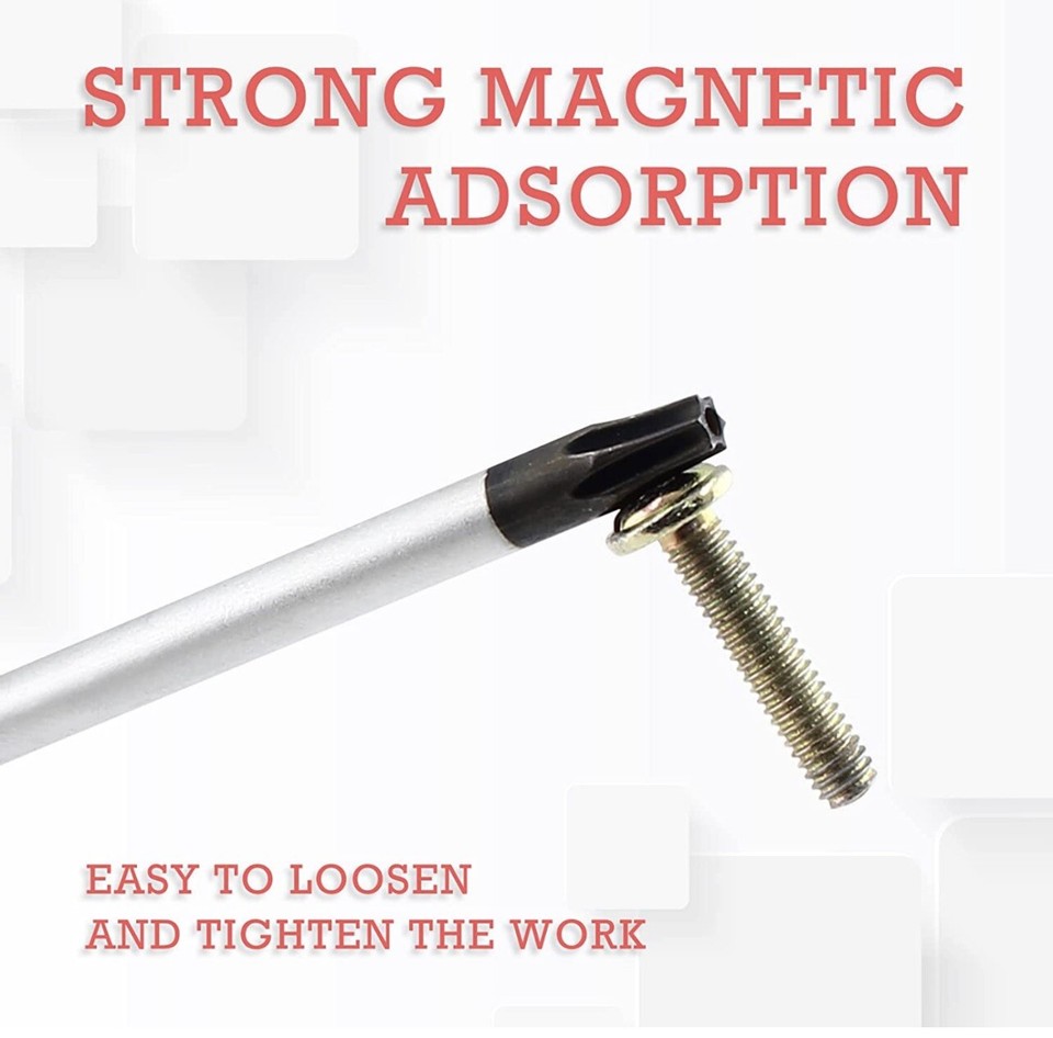 Plastic Handle T20 Security Torx Screwdriver Hand Tools TS20 TR20 T20H ...