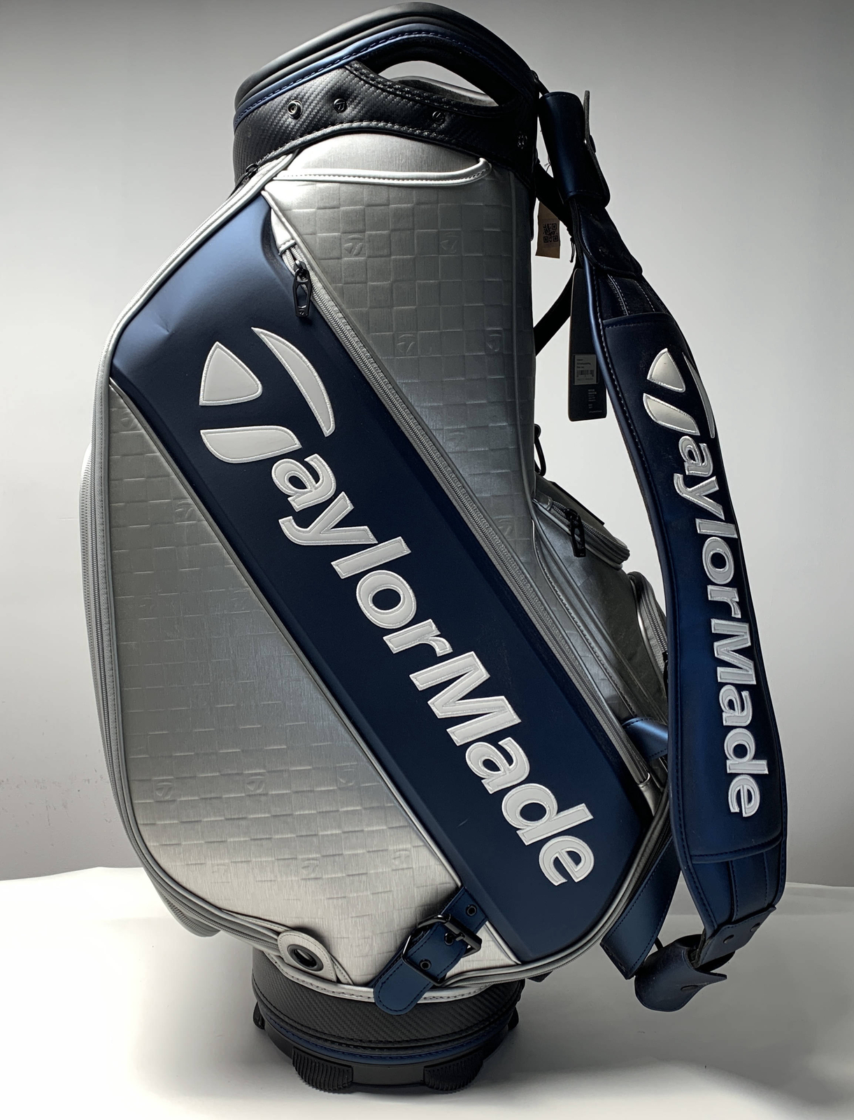 TaylorMade Qi10 2024 Tour Staff Bag Silver 6-Way Divide Single Strap ...