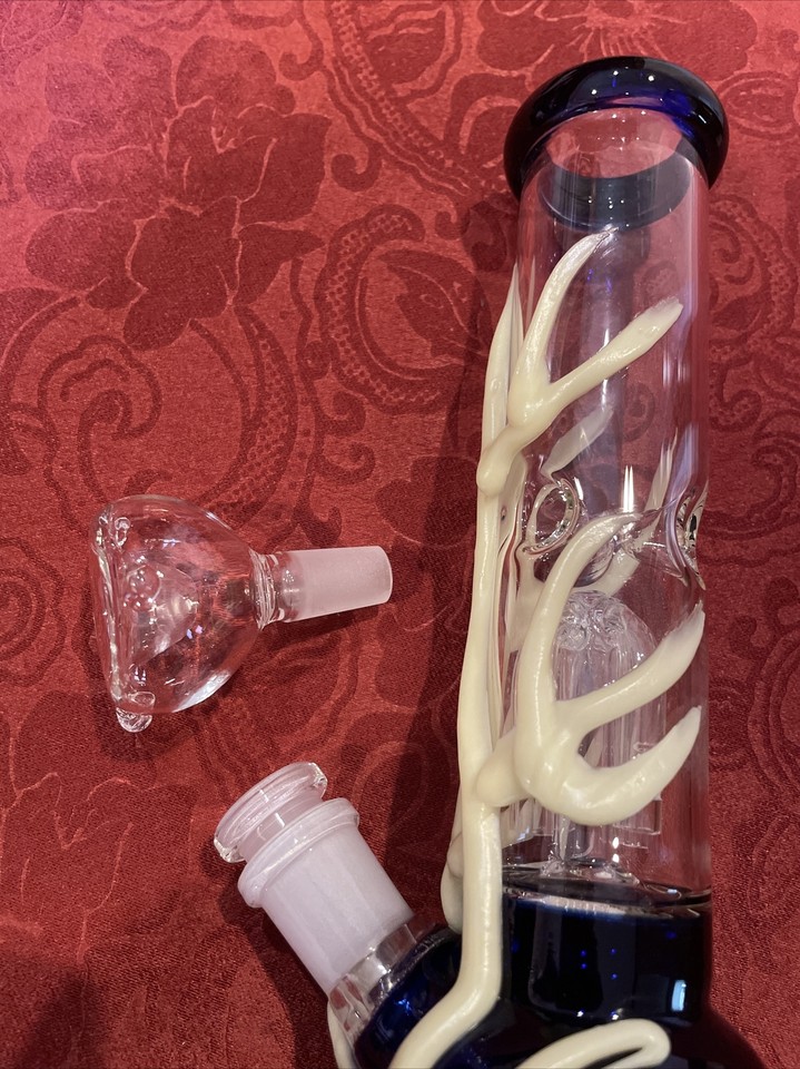 New 10 inch Water Pipe Heavy Glass Bong Smoking Pipe Ship From New York ...