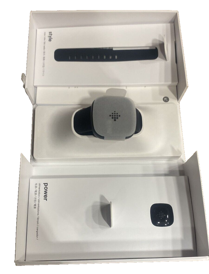 Fitbit Versa 4 Fitness Smartwatch - Black / OPEN BOX | eBay