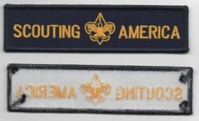 Scouting America new program strip blue and gold Cub Scout iron-on ...