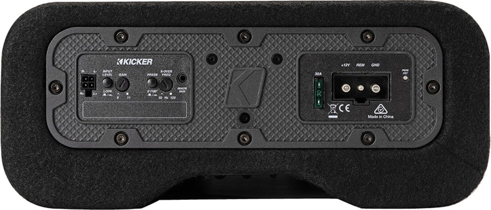 KICKER 51PTRTP10 CAR/TRUCK/SUV 10" PTRTP POWERED DOWN-FIRING SUBWOOFER ...