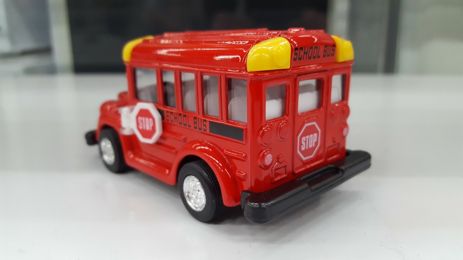 School Bus Red Toy Car Model KinToy Diecast Metal New | eBay
