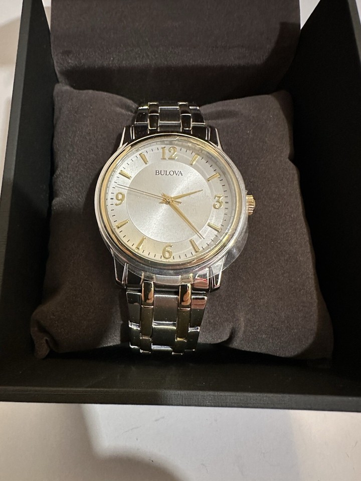 Bulova Stainless Steel Gents Watch 98A150 New In Box | eBay