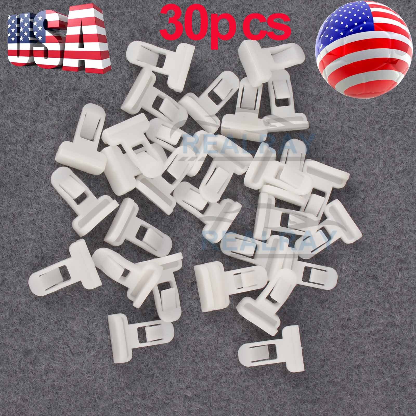 30pcs Front & Rear Spoiler Moulding Clips Bumper Retainer for Toyota ...