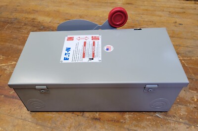 Eaton DH221NGK Fusible Safety Disconnect Switch 30A 240VAC 250VDC 2 ...