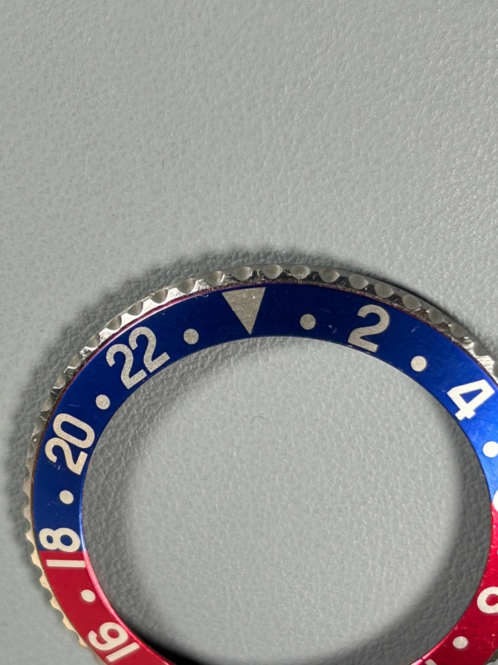 Genuine Rolex GMT-Master 1675 16750 Redback Fat Font Pepsi Insert 70s ...