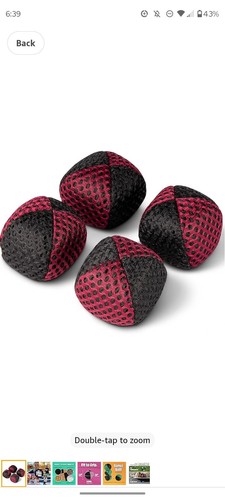 Hacky Hackey Kick Balls 4 Design Woven Sack Ball Patterns | eBay