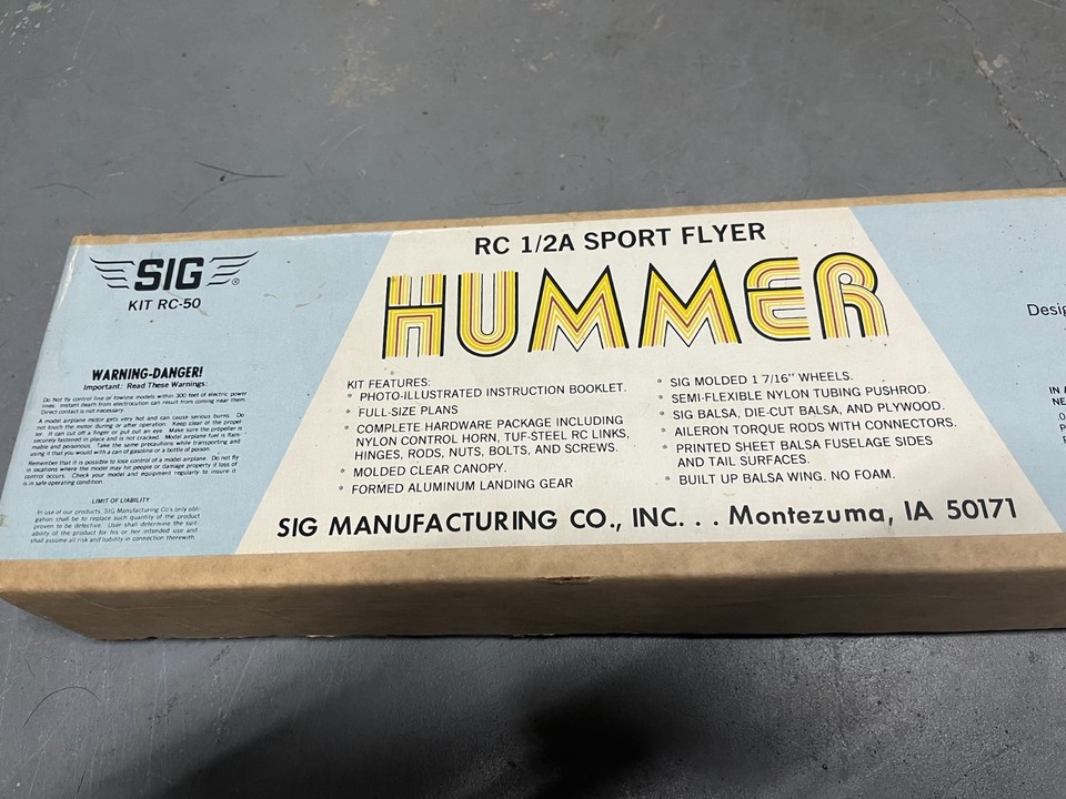 Vintage SIG Hummer kit NIB | eBay
