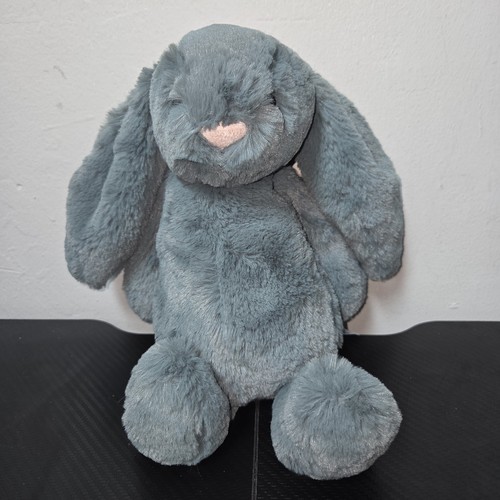 Jellycat Bashful Bunny Plush Toy 12" Medium Mint Green Stuffed Animal ...