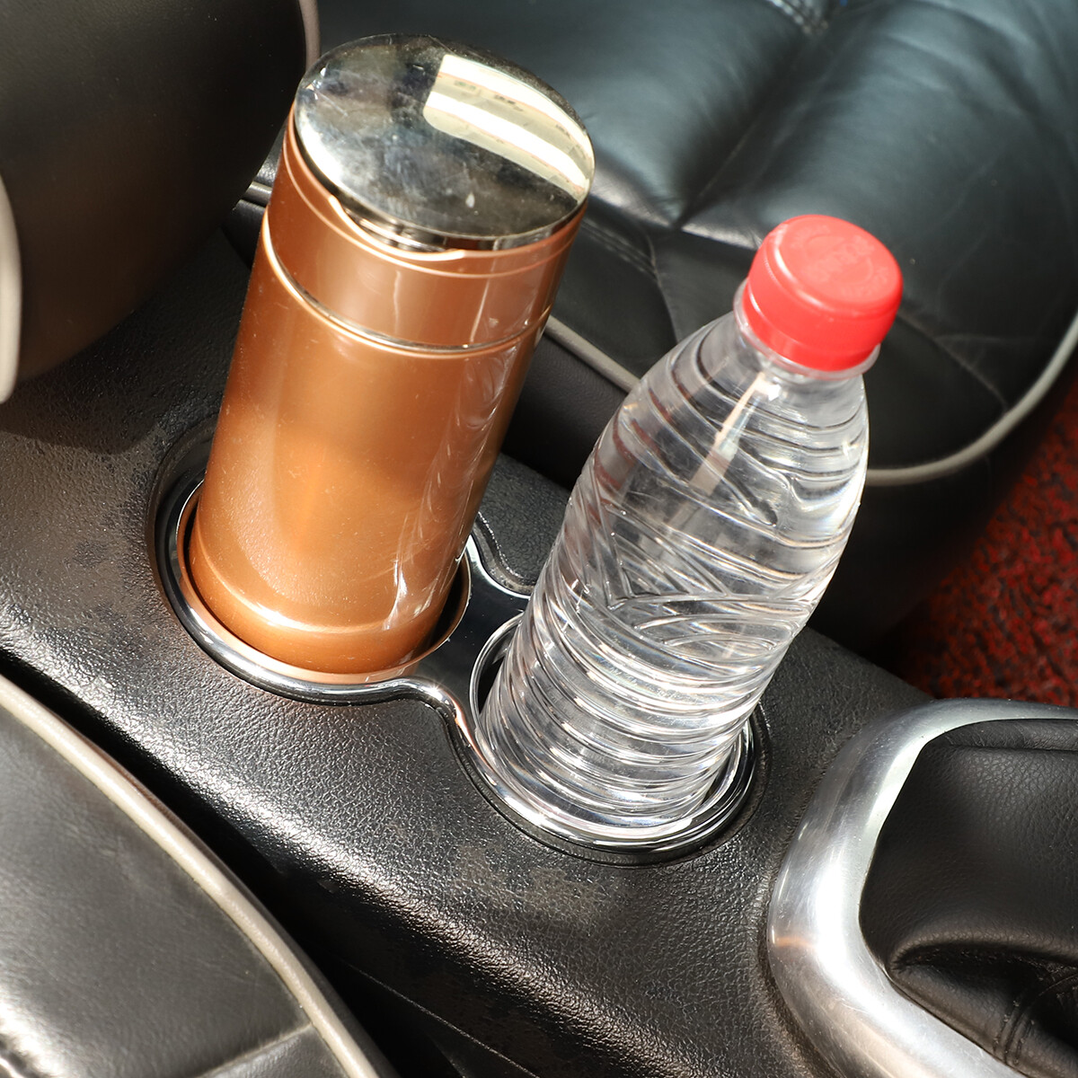 Silver Alloy Water Cup Holder Cover Trim Frame For Hummer H3 2005-09 | eBay