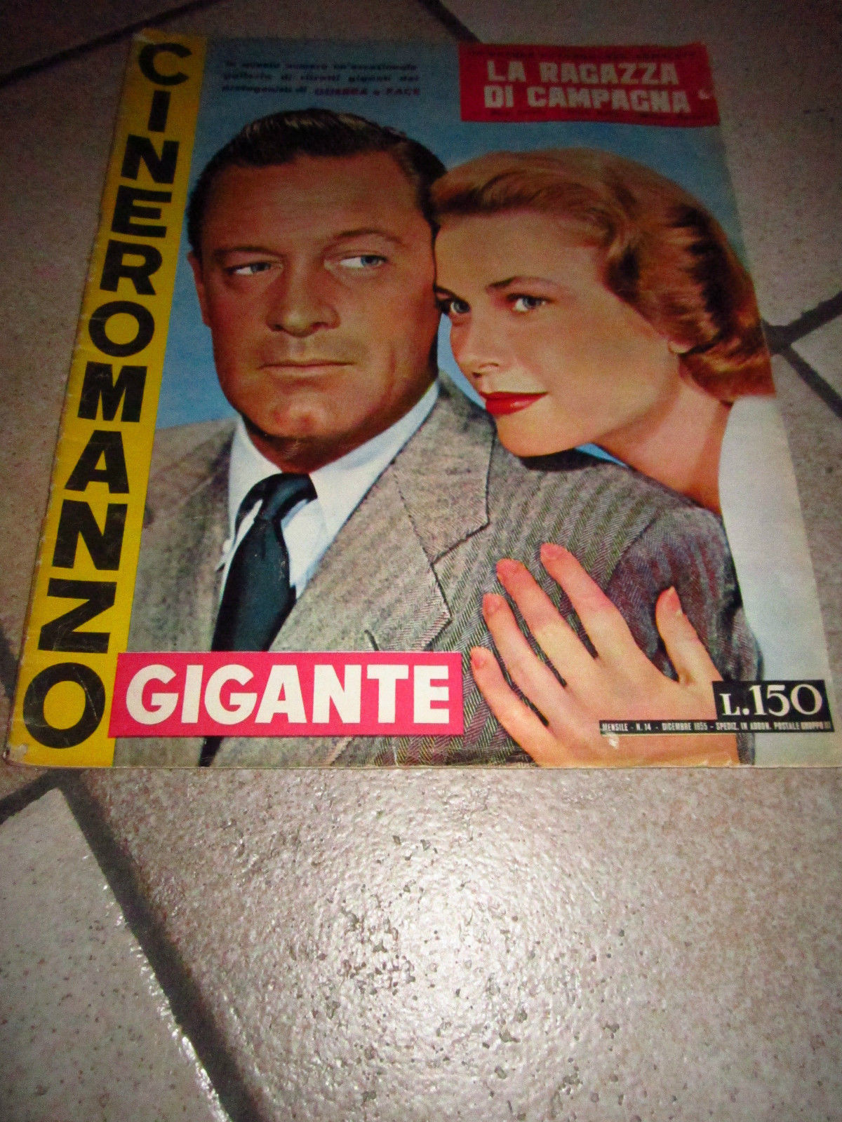 CINEROMANZO FOTOROMANZO LA RAGAZZA DI CAMPAGNA GRACE KELLY HOLDEN A ...