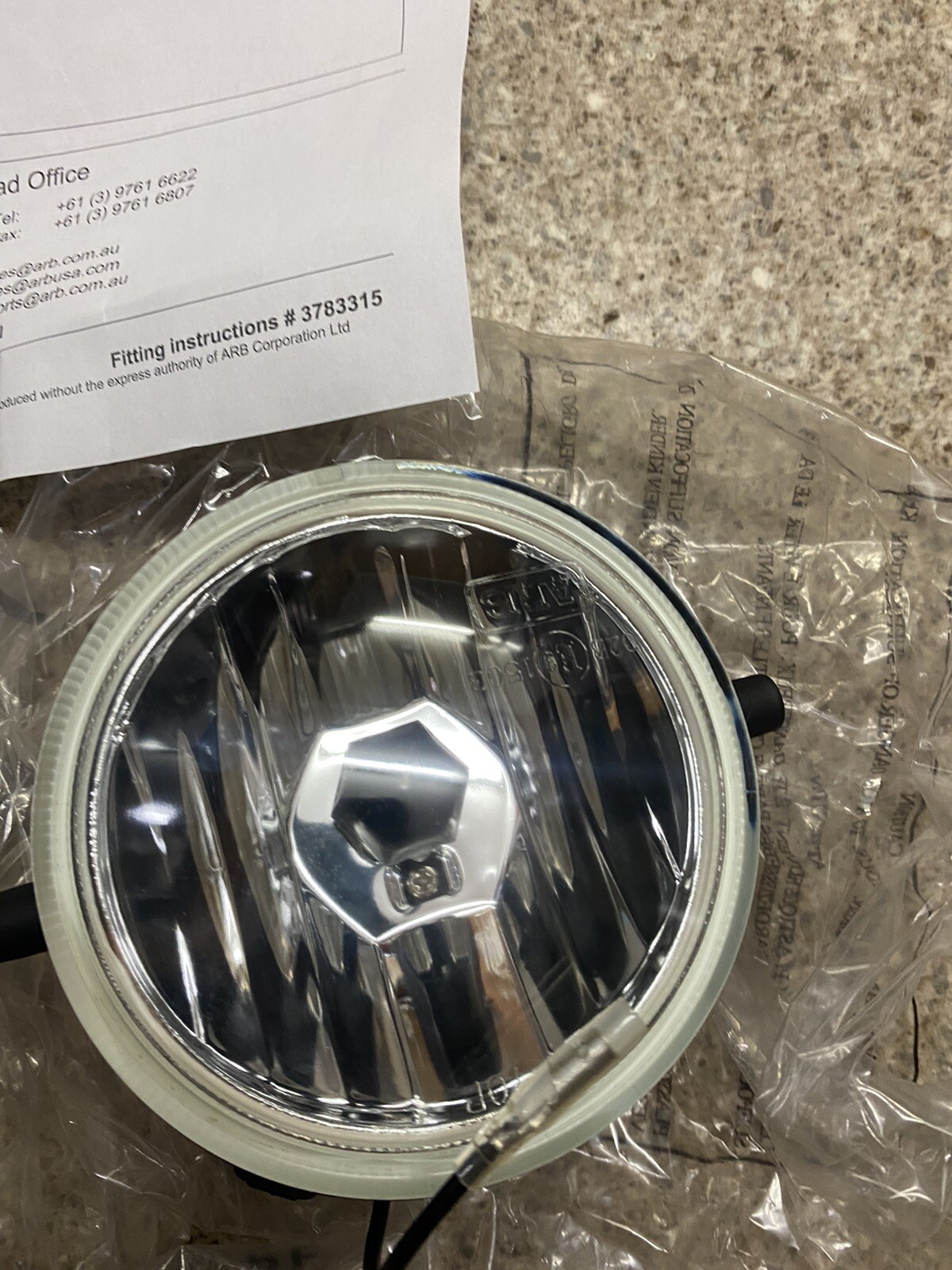 ARB Fog Light 55w Single 6821201 Sahara Bar for sale online | eBay