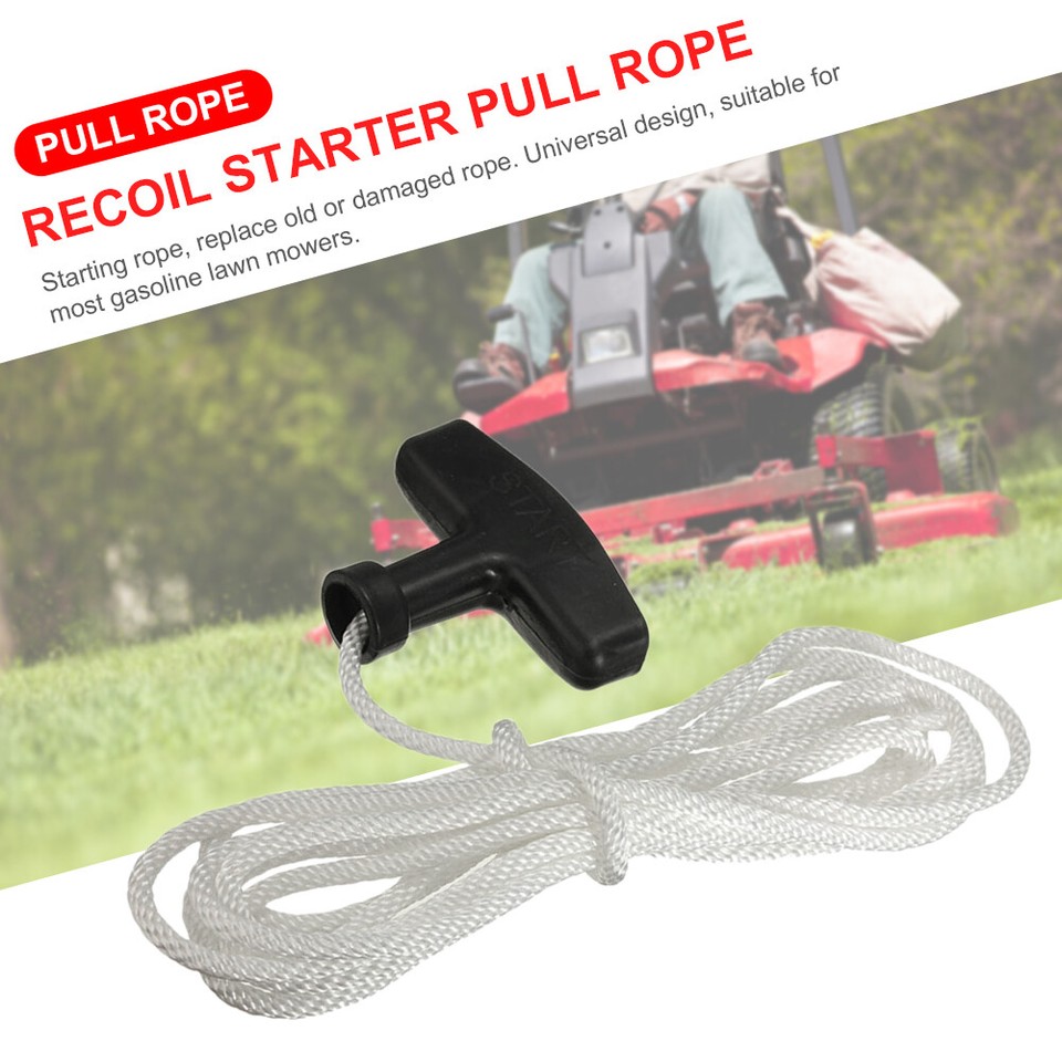 1.2m/3m Recoil Starter Pull Rope Durable 4mm Generator Pull Cord for ...