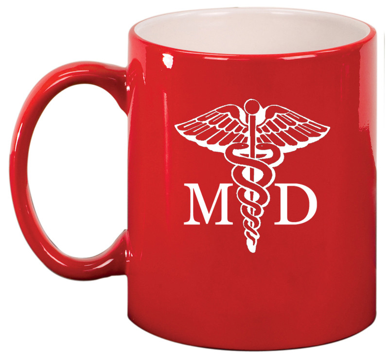 11oz Ceramic Coffee Tea Mug Glass Cup MD Medical Doctor | eBay
