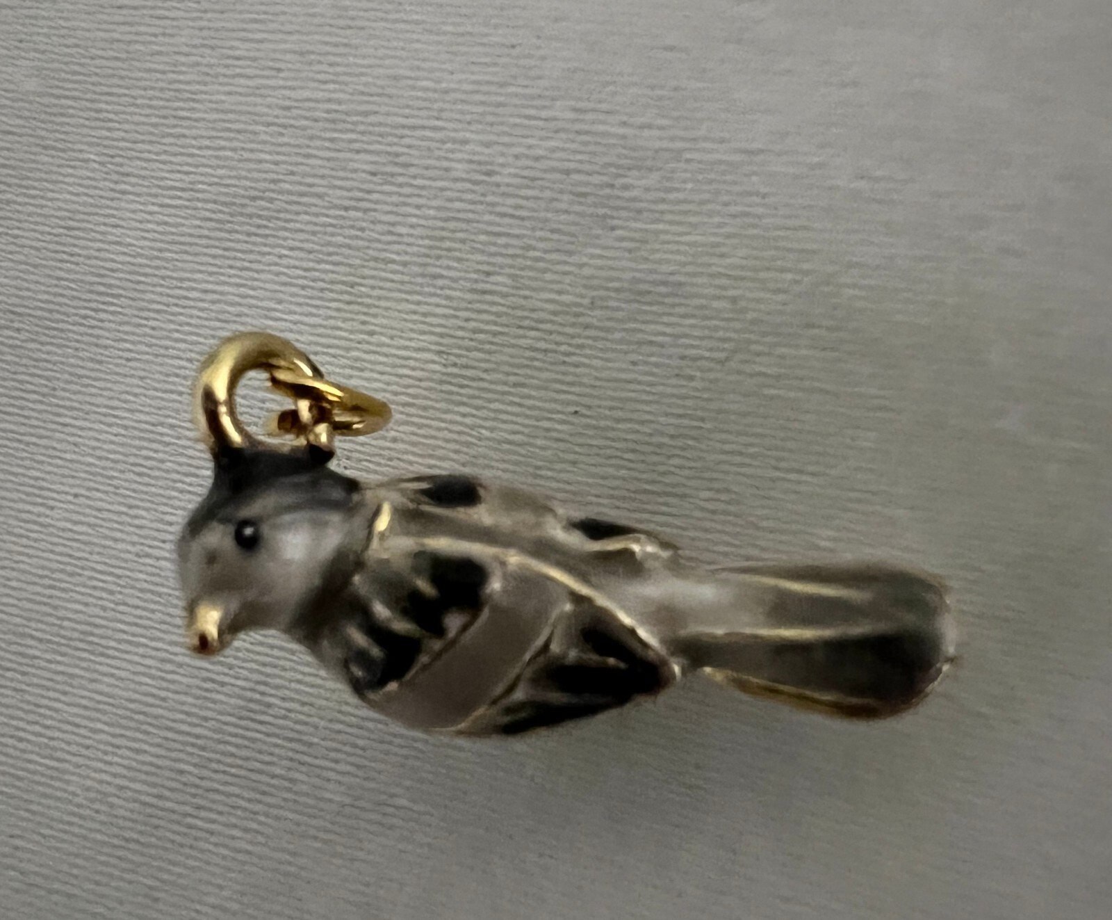 The Danbury Mint Vintage Songbird Charm Gold Plated Enamel | eBay