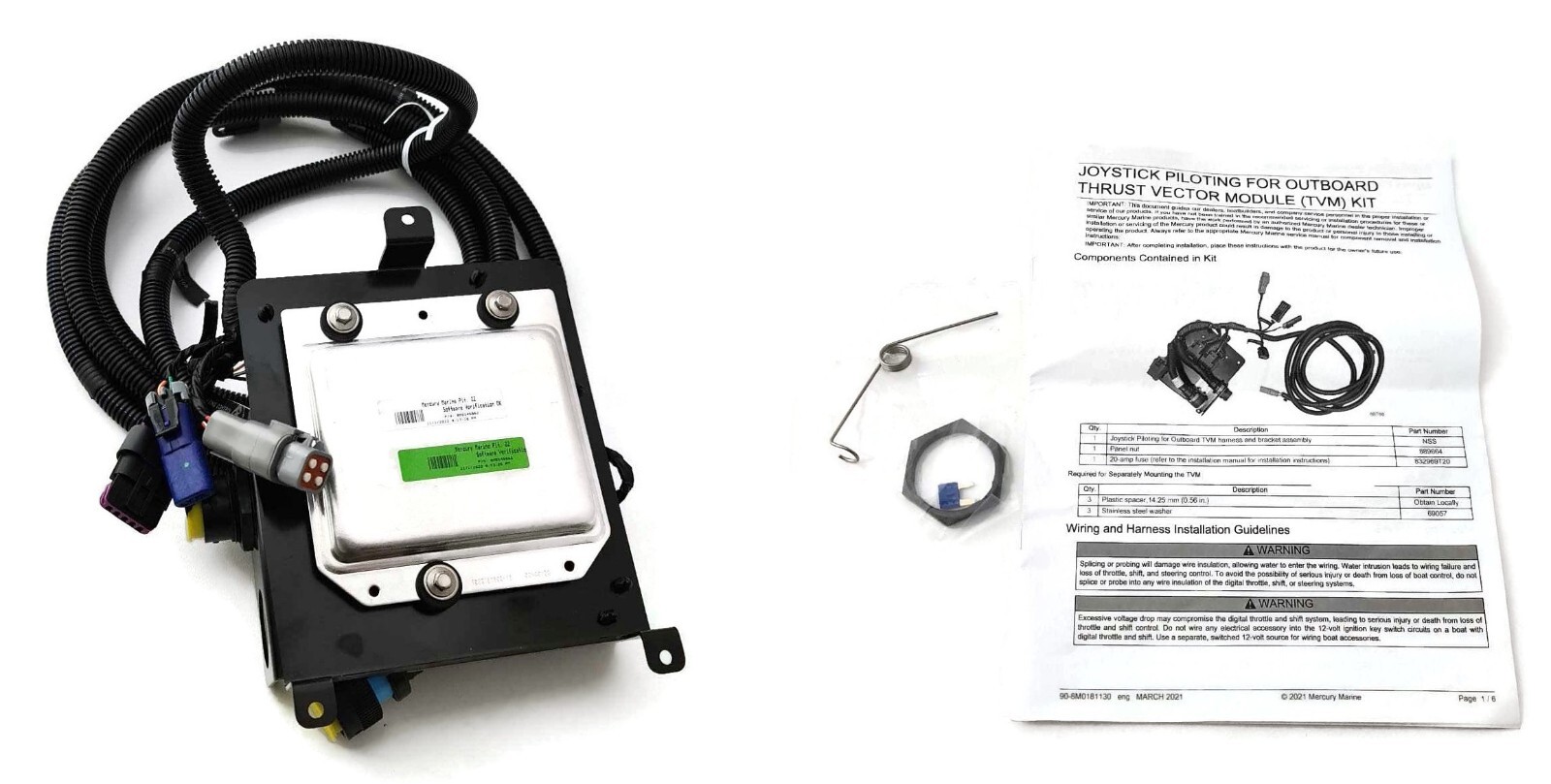 NEW Mercury Mercruiser TVM Harness Bracket Ass for Joystick Outboard ...