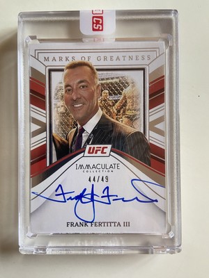 ufc immaculate Auto 2023 Frank Fertitta III Marks Of Greatness! | eBay
