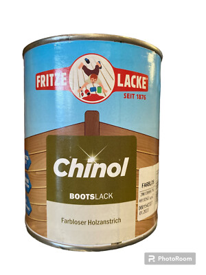Bootslack Yachtlack Fritze Lacke Chinol Bootslack farblos 750ml | eBay.de